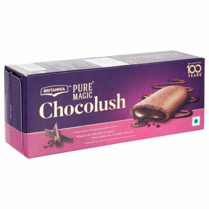 Britannia Pure Magic Chocolush Cream Biscuits 75 g | Basket Hunt
