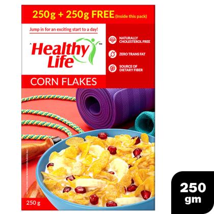 Healthy Life Corn Flakes 250 g (Pack of 2) | Basket Hunt