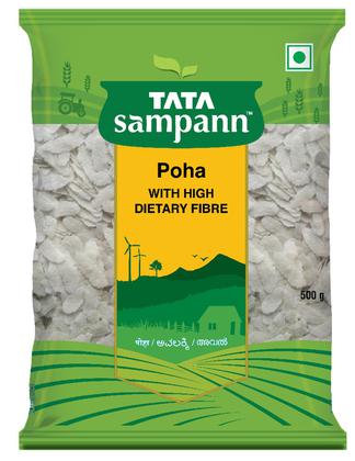 Tata Sampann White Poha 500 g | Basket Hunt